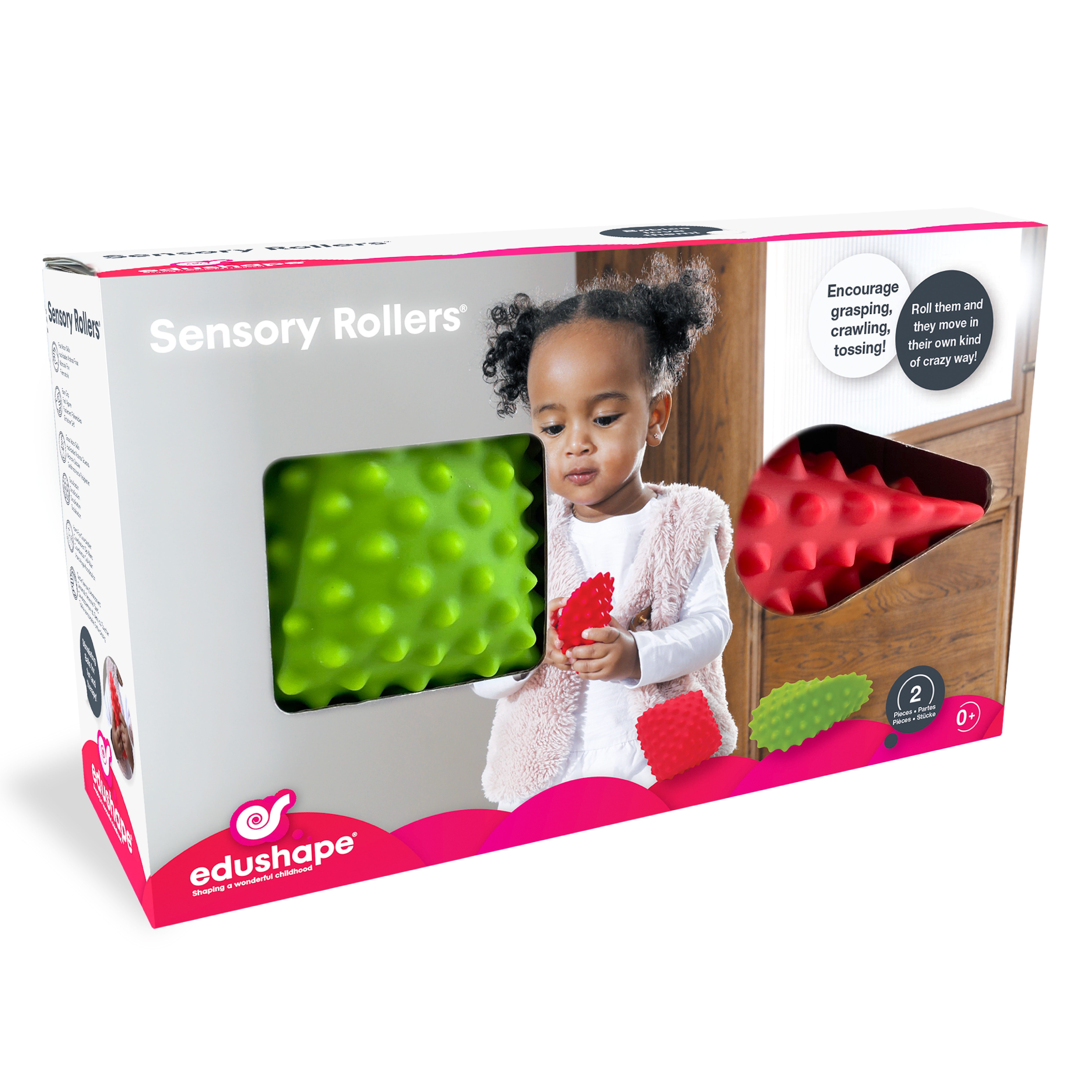 Edushape Sensory Rollers - Sensory Balls for Baby Alternative - Walmart.com