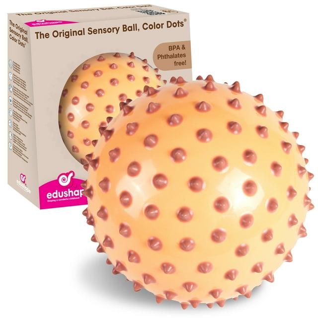 Edushape The Original Sensory Balls for Baby 7-Inch Color Dots Boho Chic - Cream - Walmart.com