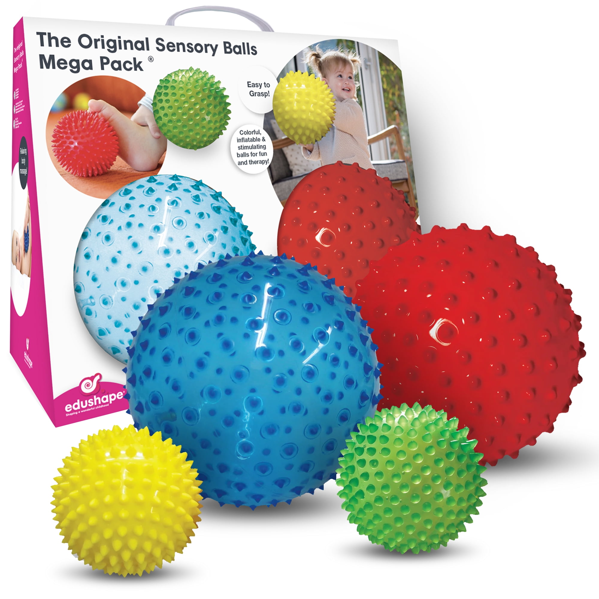 Free Shipping! Edushape The Original Sensory Balls for Baby Mega Pack ...
