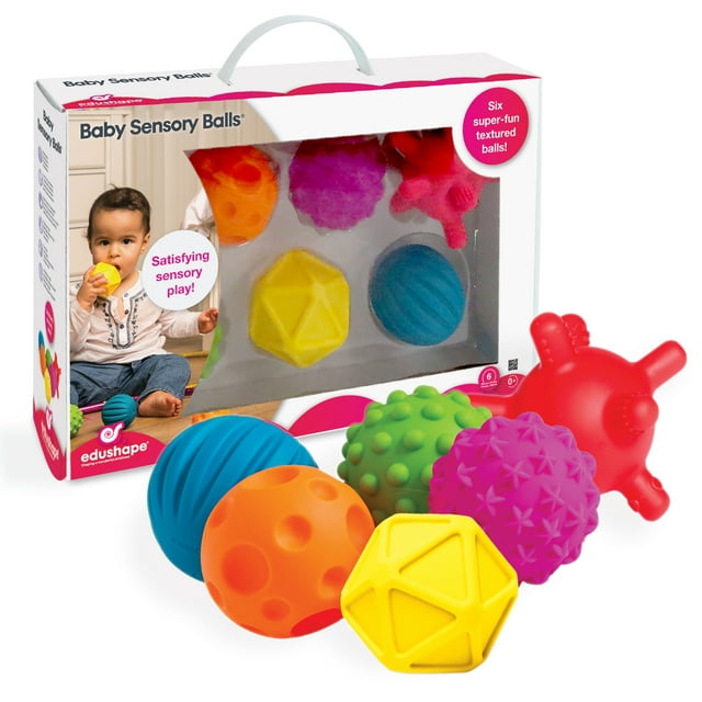Edushape The Original Sensory Mini Balls for Baby Pack of 6 - Walmart.com