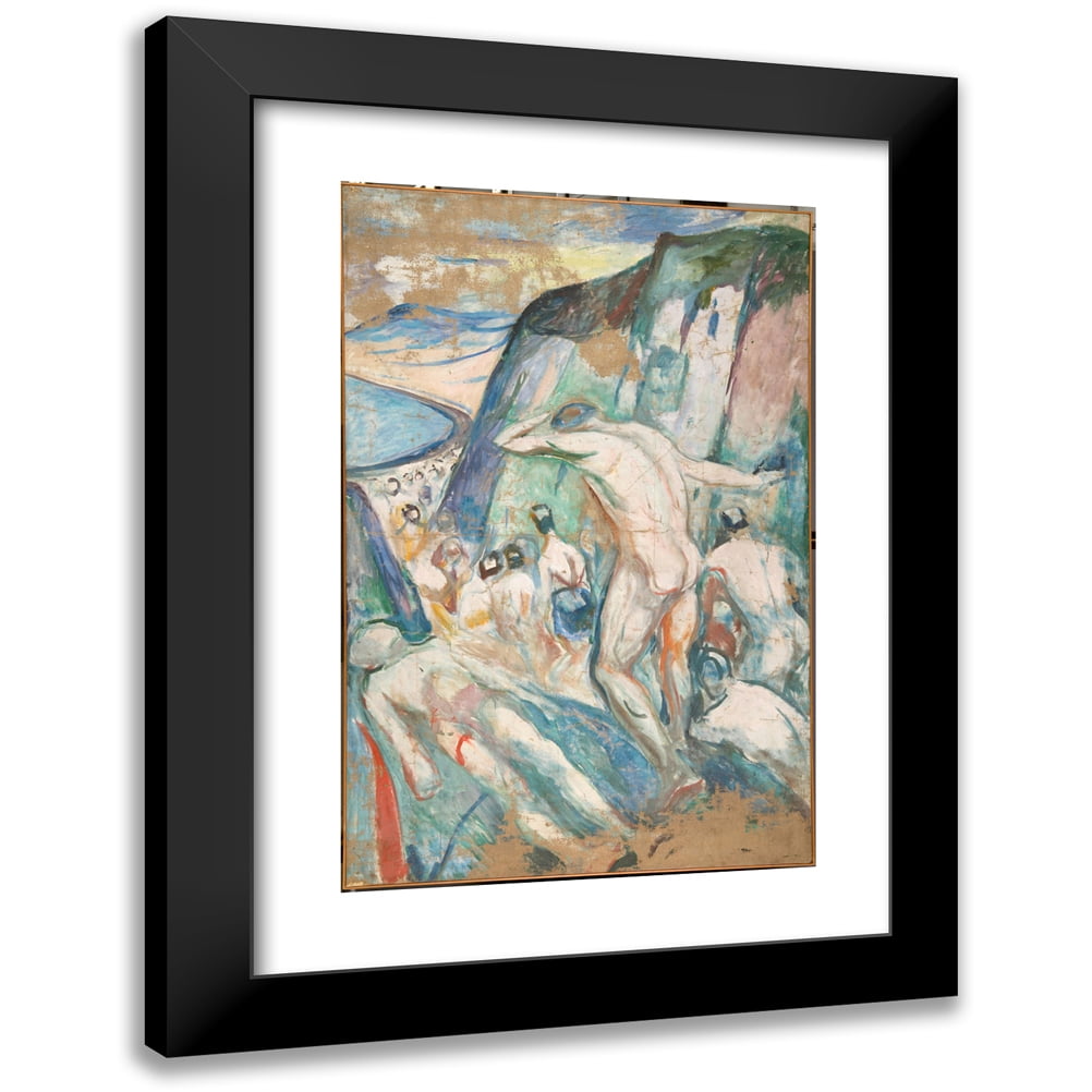 Edvard Munch 11x14 Black Modern Framed Museum Art Print Titled - The ...