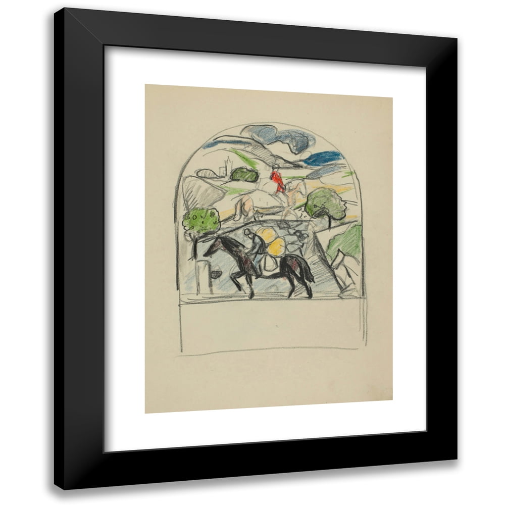 Edvard Munch 11x14 Black Modern Framed Museum Art Print Titled ...