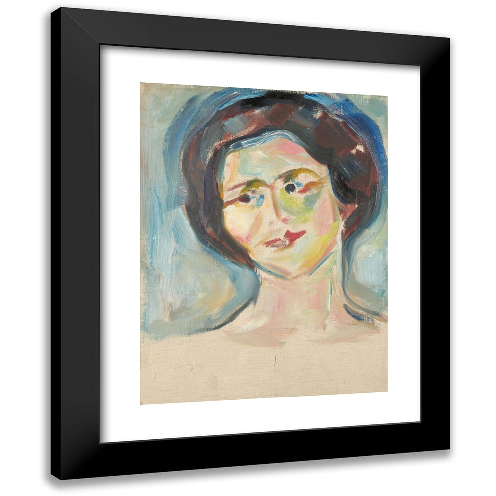 Edvard Munch 12x14 Black Modern Framed Museum Art Print Titled ...