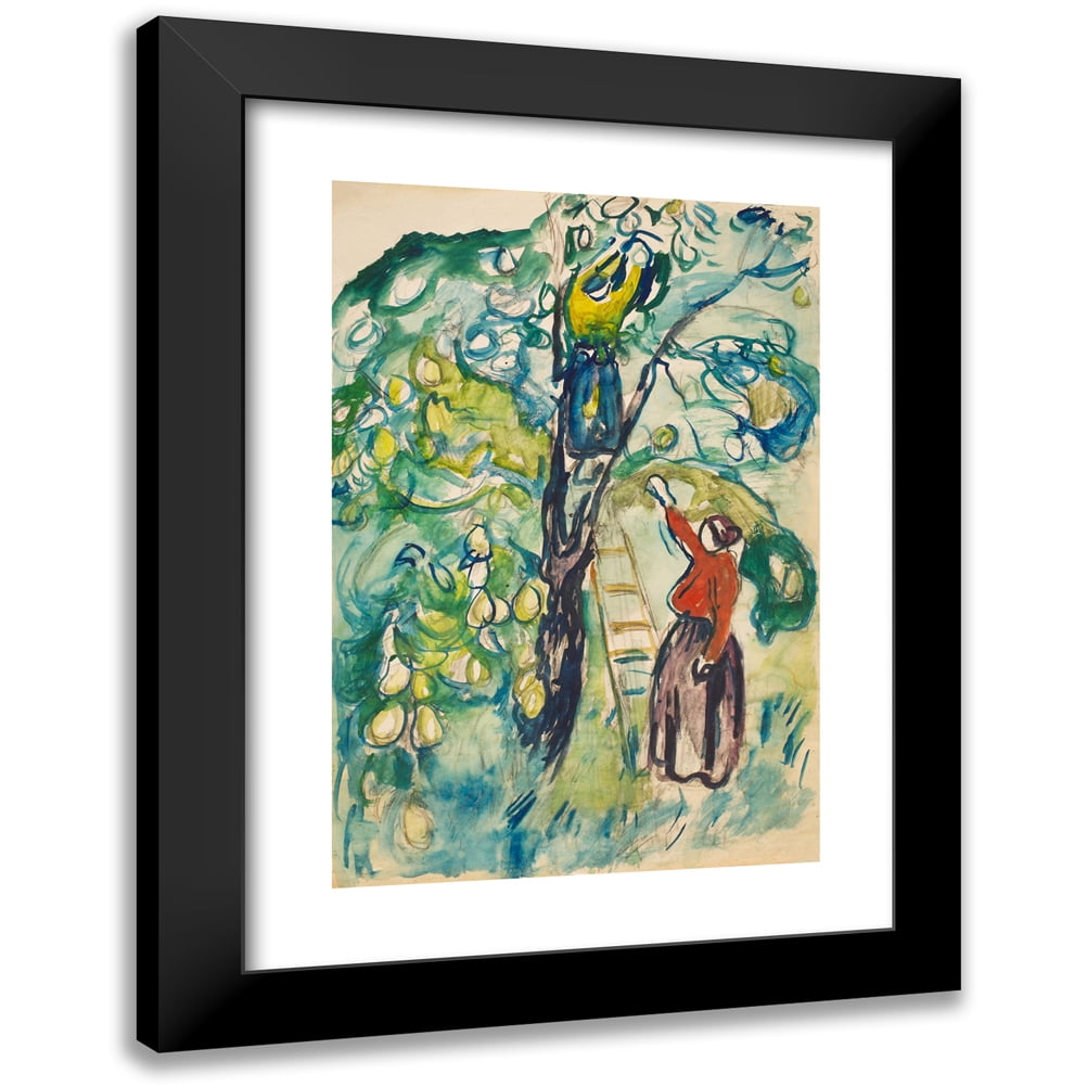 Edvard Munch 13x18 Black Modern Framed Museum Art Print Titled - Women ...