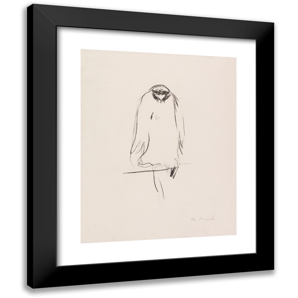 Edvard Munch 15x18 Black Modern Framed Museum Art Print Titled ...