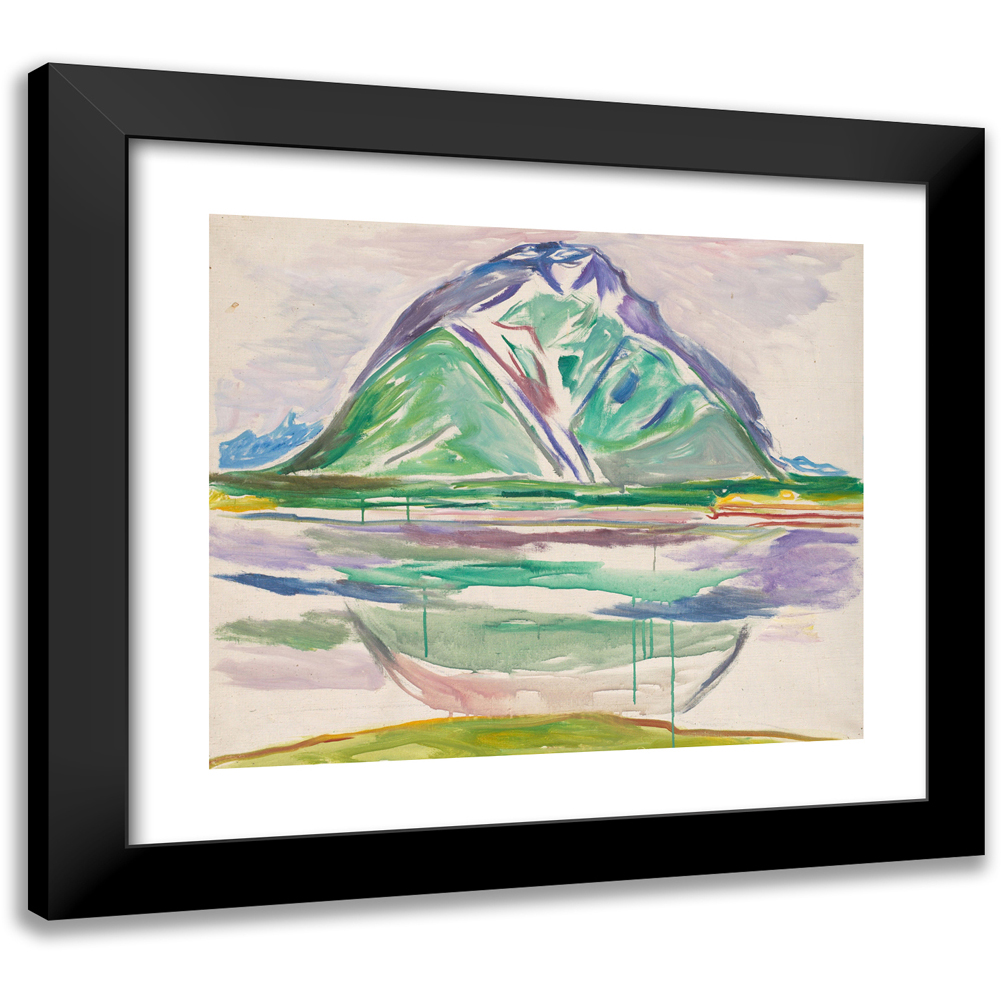 Edvard Munch 17x15 Black Modern Framed Museum Art Print Titled ...