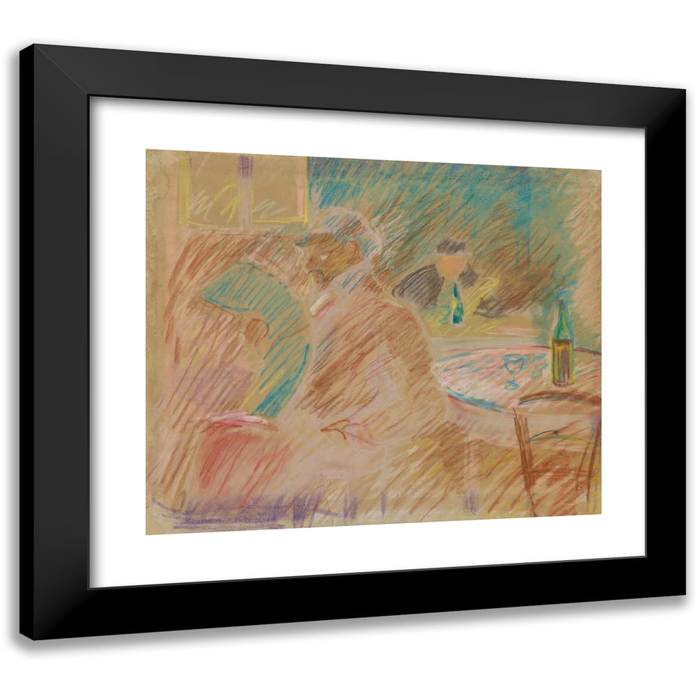Edvard Munch 17x15 Black Modern Framed Museum Art Print Titled ...
