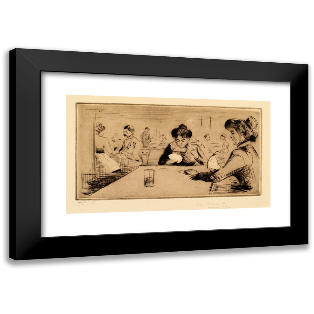 Edvard Munch 18x12 Black Modern Framed Museum Art Print Titled ...