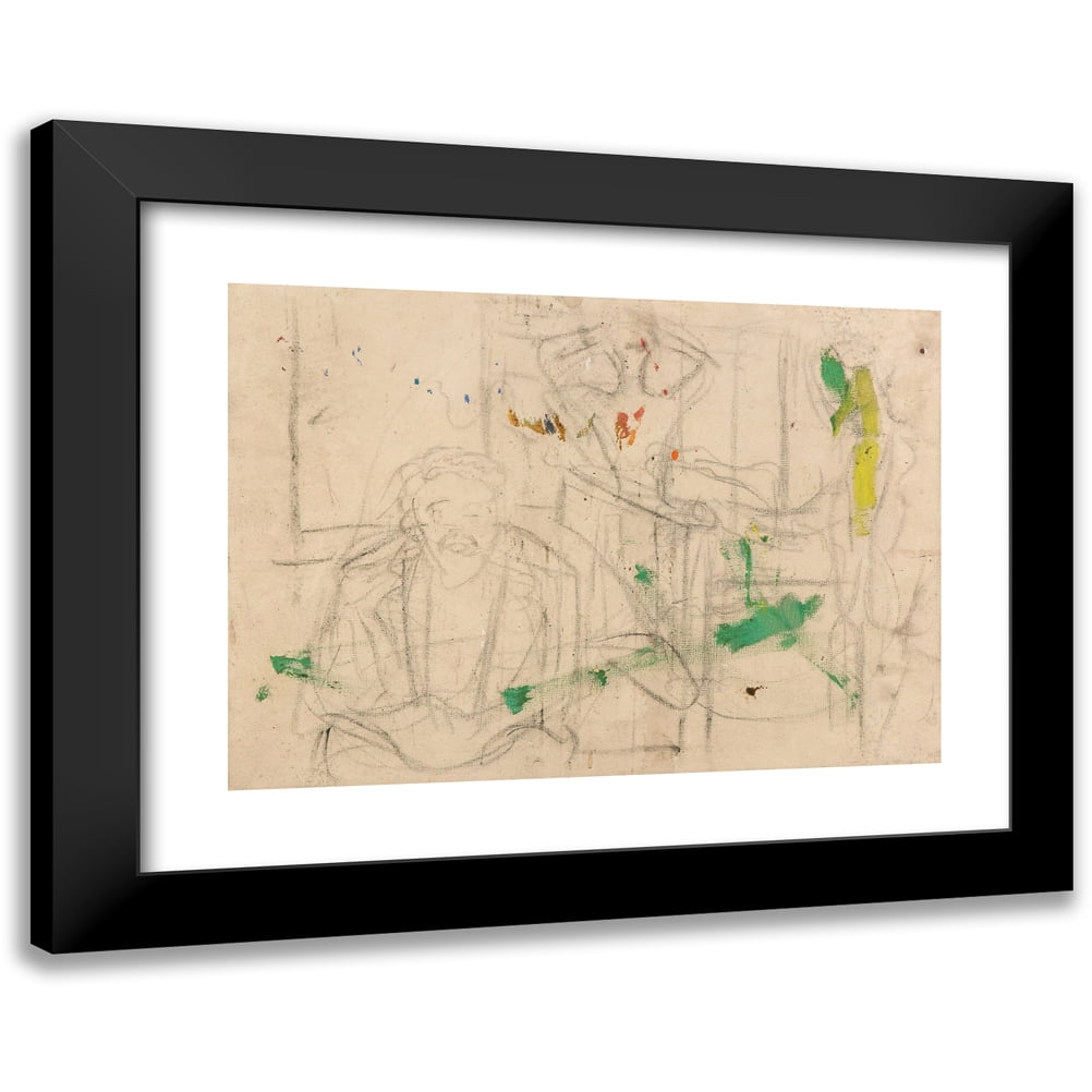 Edvard Munch 18x14 Black Modern Framed Museum Art Print Titled ...