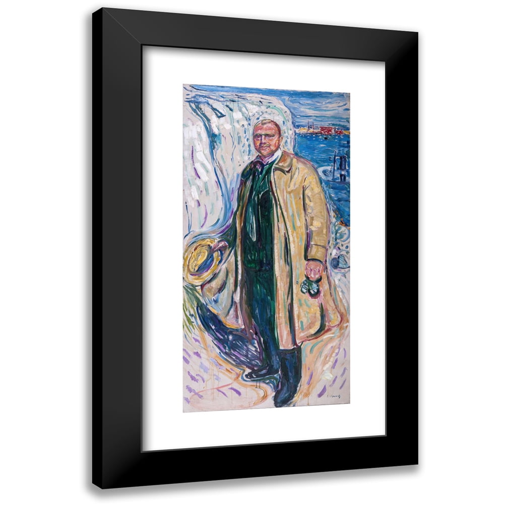 Edvard Munch 9x14 Black Modern Framed Museum Art Print Titled ...
