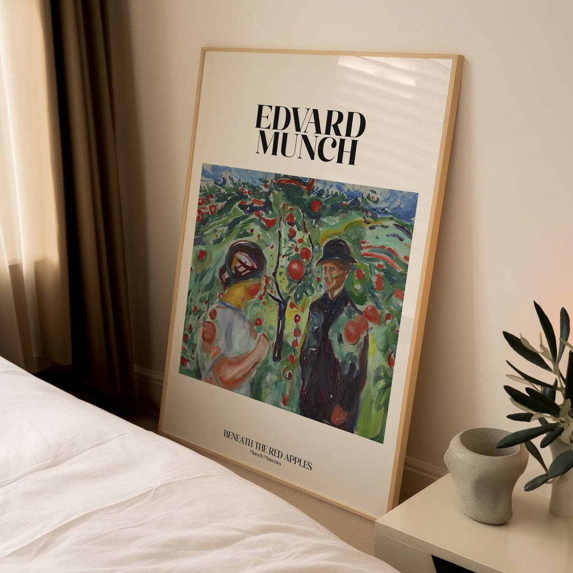 Edvard Munch Exhibition Wall Art Print, The Despair Poster, Minimalist ...