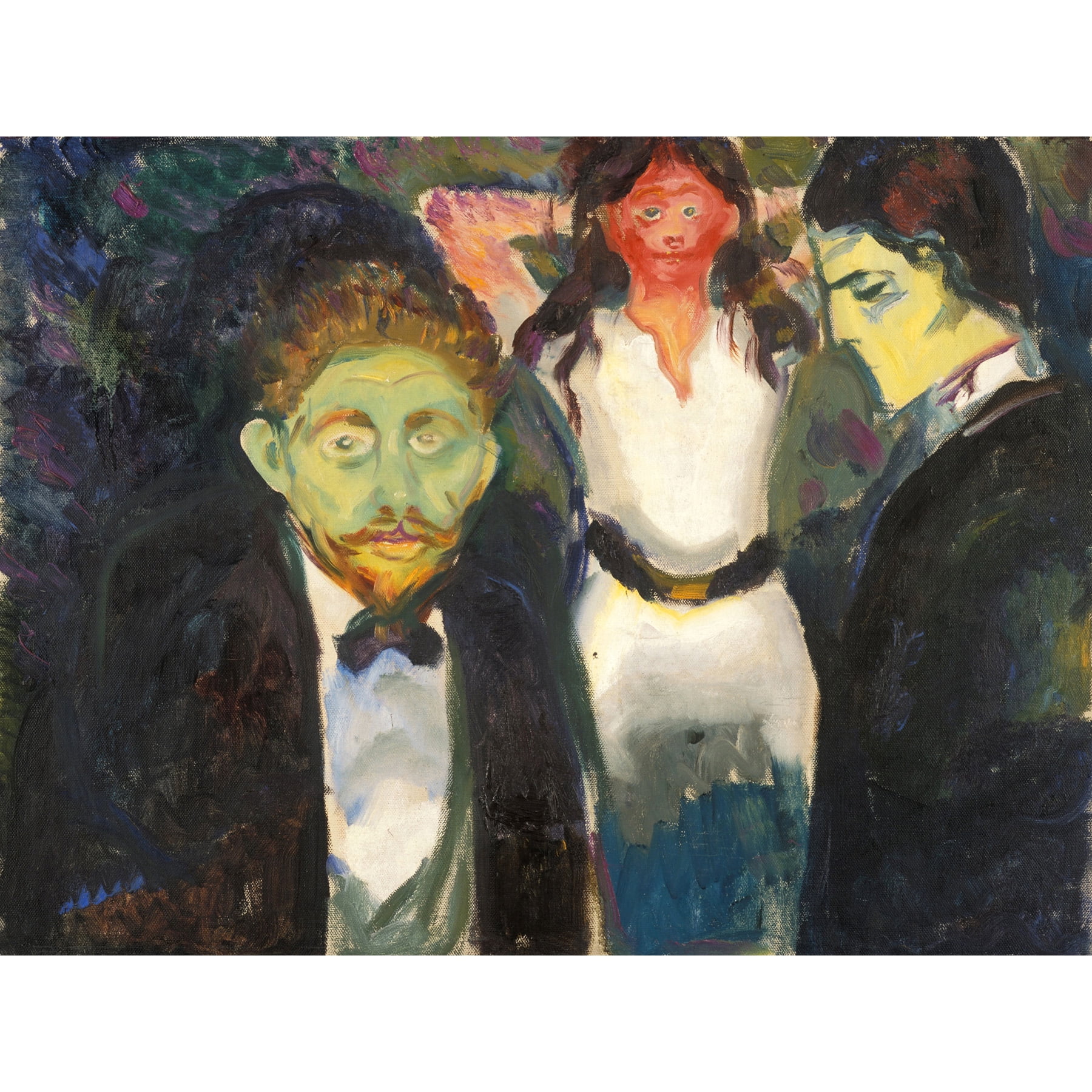 Edvard Munch Jealousy Extra Large Art Print Wall Mural Poster Premium ...