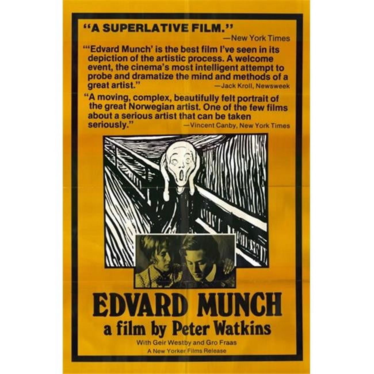 Edvard Munch Movie Poster - 11 x 17 in. - Walmart.com