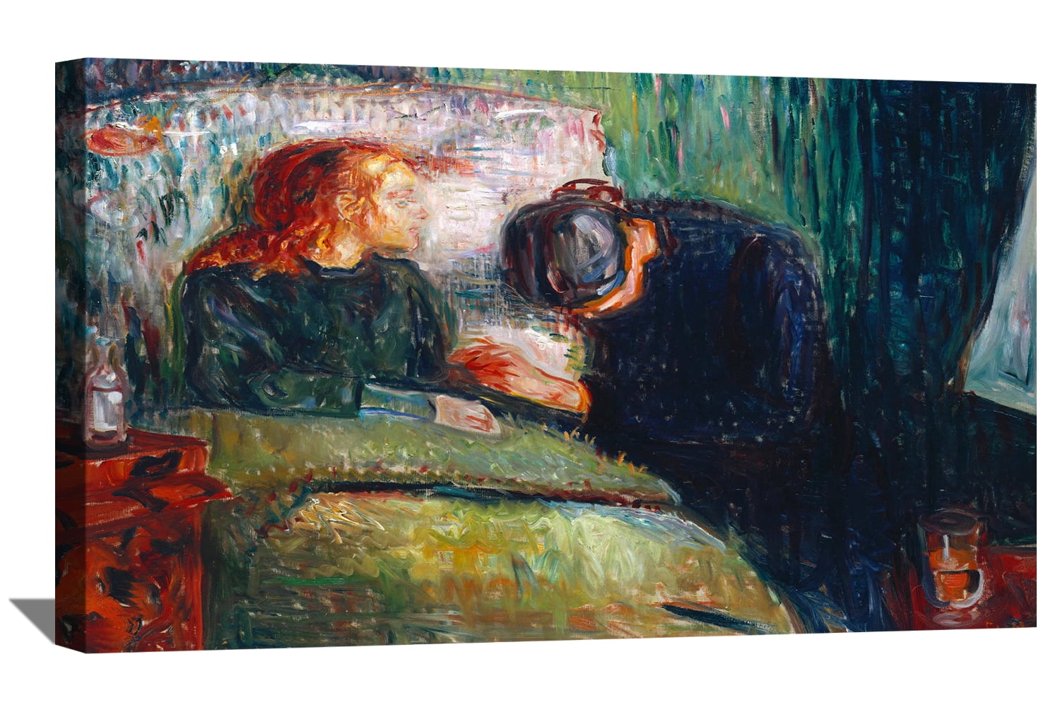 Edvard Munch Painting Art Print Galloping Horse Canvas Art Print Framed ...