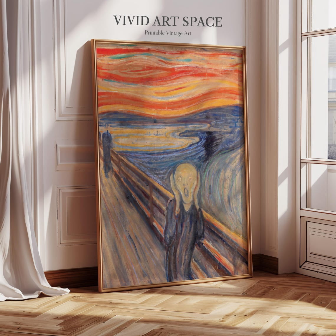 Edvard Munch Scream Fine Wall Art Print, Modern Expressionist, Modern ...