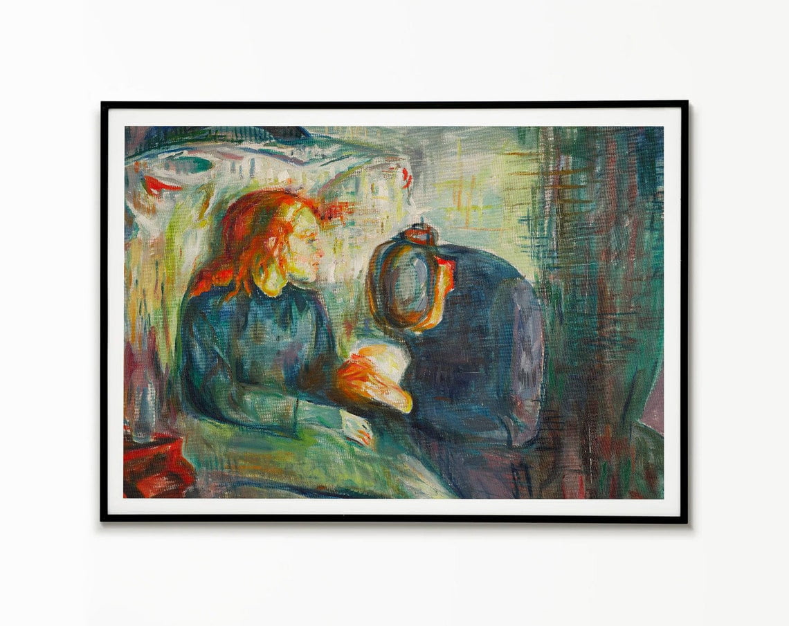 Edvard Munch - The Sick Child - 1925 Poster, Poster, Wall Art, Poster ...