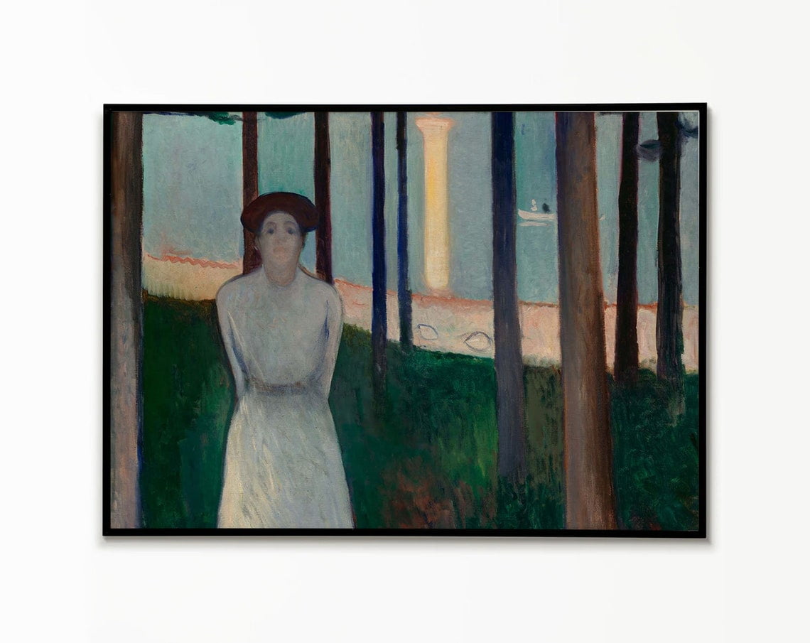 Edvard Munch Summer Night'S Dream Poster, Norwegian Painter, Symbolist ...