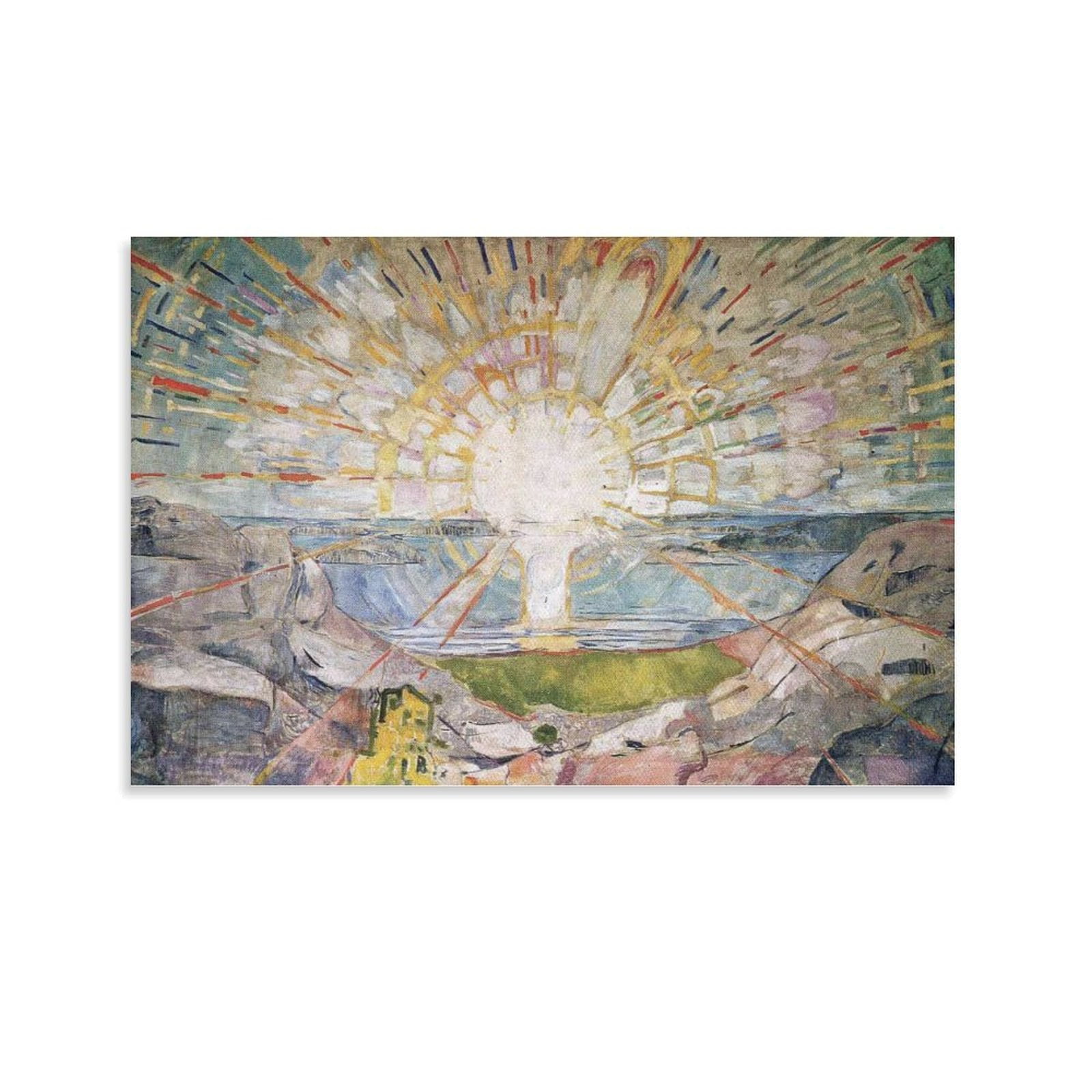 Edvard Munch The Sun Canvas Art Poster Painting On Canvas Wall Art ...