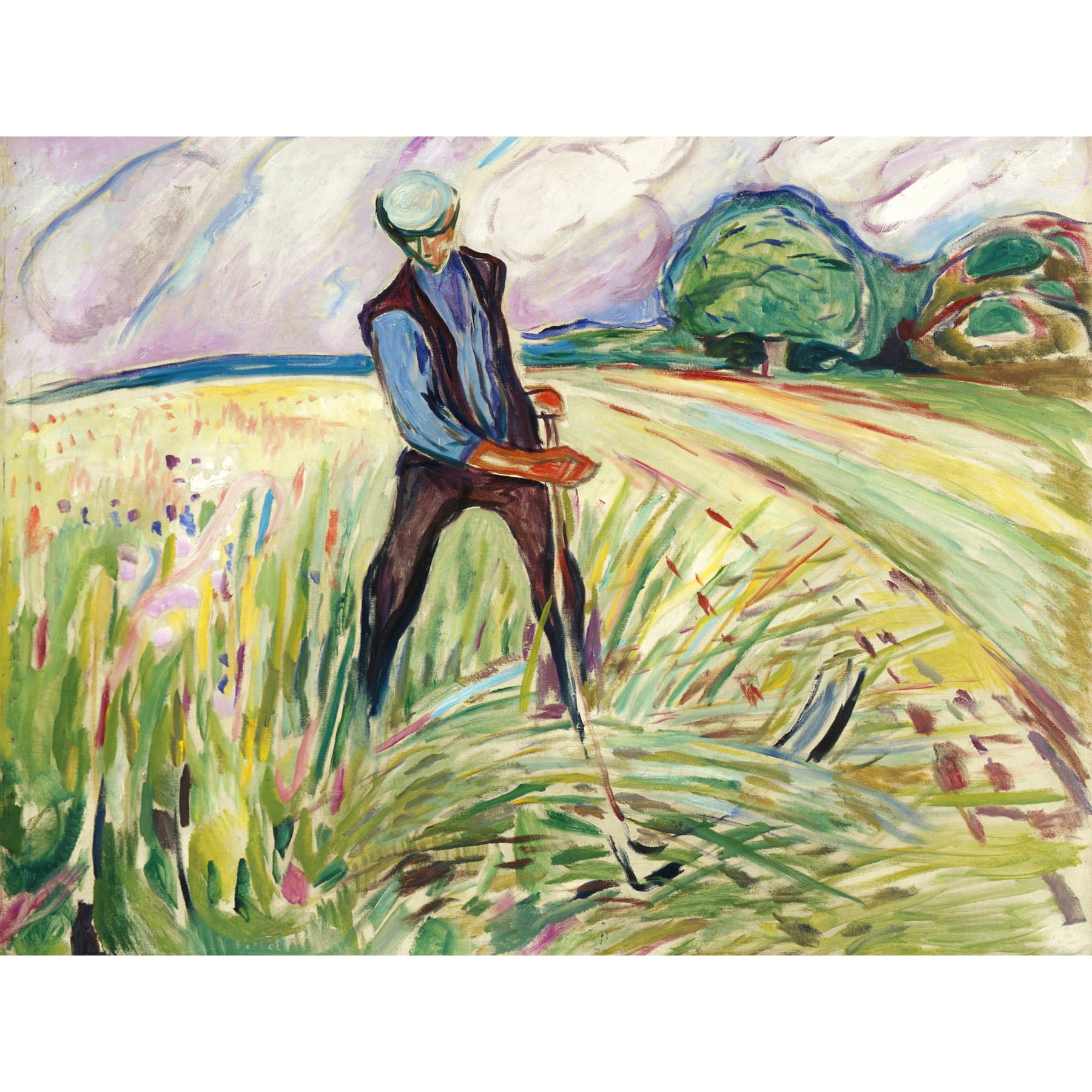 Edvard Munch The Haymaker Extra Large Art Print Wall Mural Poster ...
