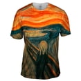 Edvard Munch - The Scream 1895 Mens T-Shirt All Over Print - Walmart.com