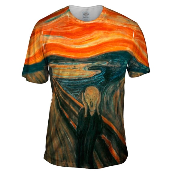 Edvard Munch - The Scream 1895 Mens T-Shirt All Over Print - Walmart.com