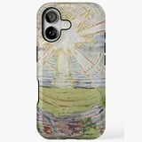 Edvard Munch The Sun Abstract Fine Art Print for iPhone 17 16 15 14 13 ...