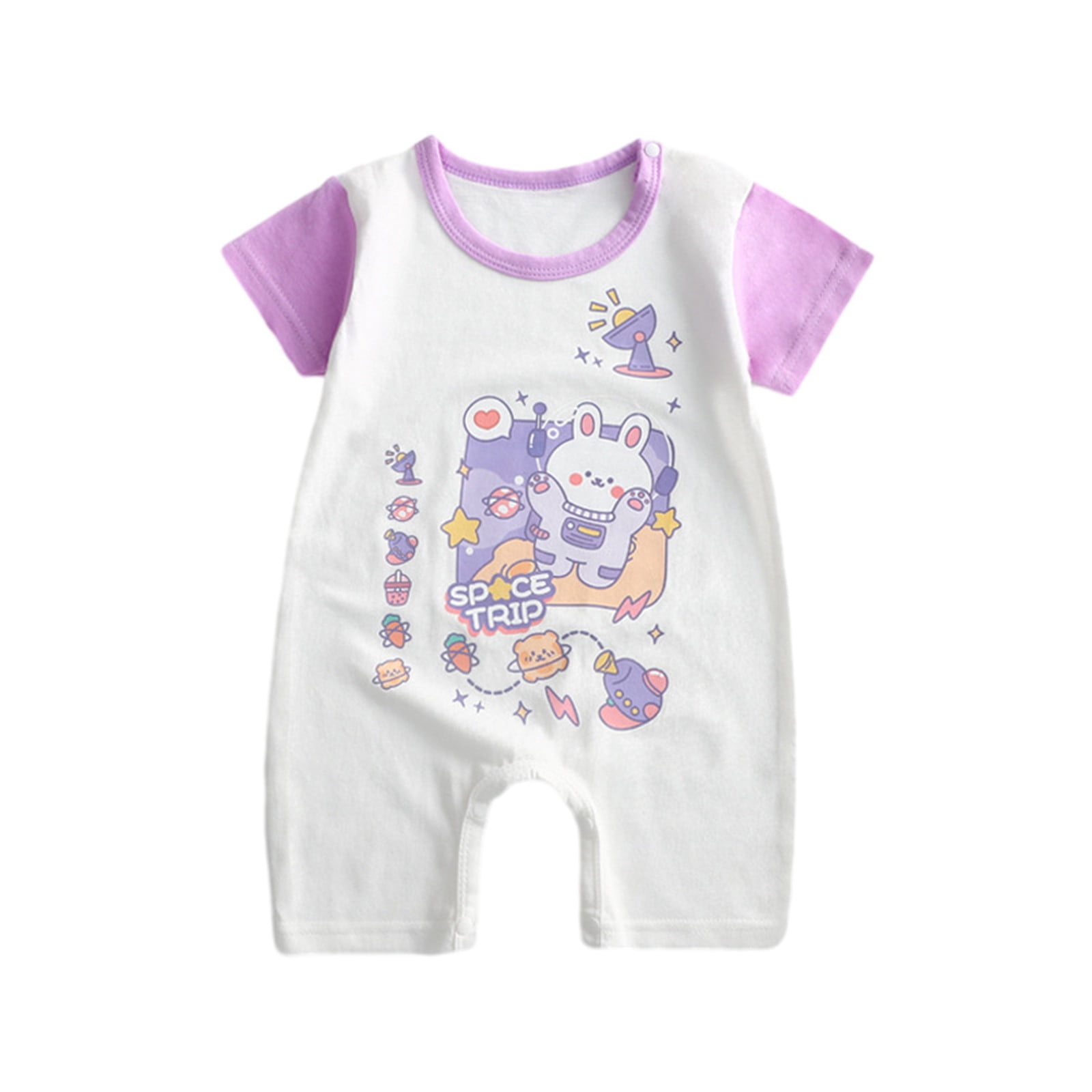 Edvintorg 0-12Months Baby Boy Summer Clothes Newborn Toddler Baby Girls Boys Bodysuit Summer ...