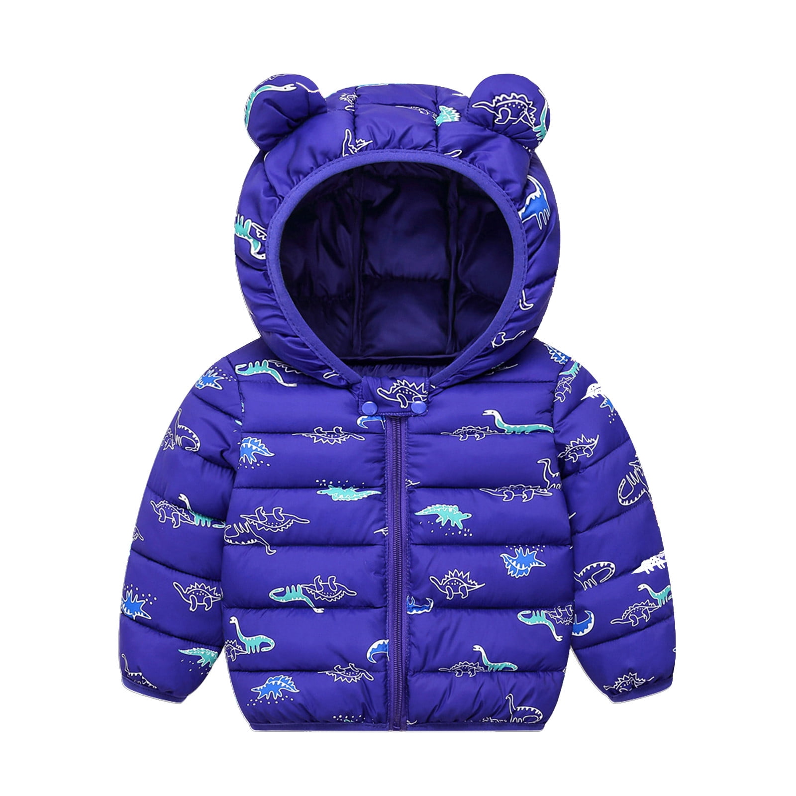 Edvintorg 12M-5T 2023 Winter Kids Warm Down Coats Cute Baby Girls Jacket Kids Boys Down With Ear ...