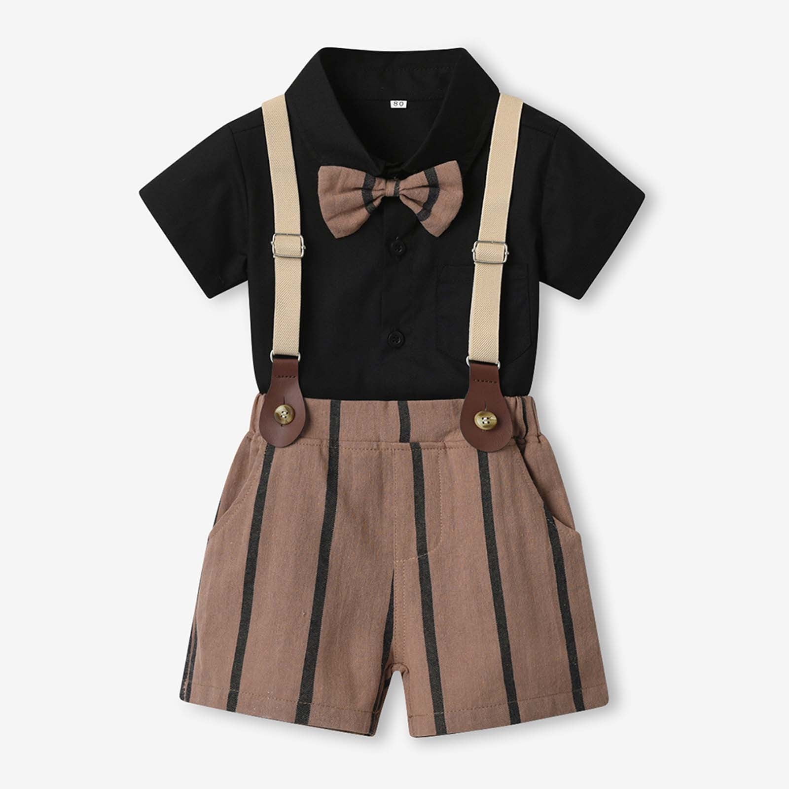 Edvintorg 12M-6Y Summer Boys Fashion Suit School Uniforn Sets Short ...