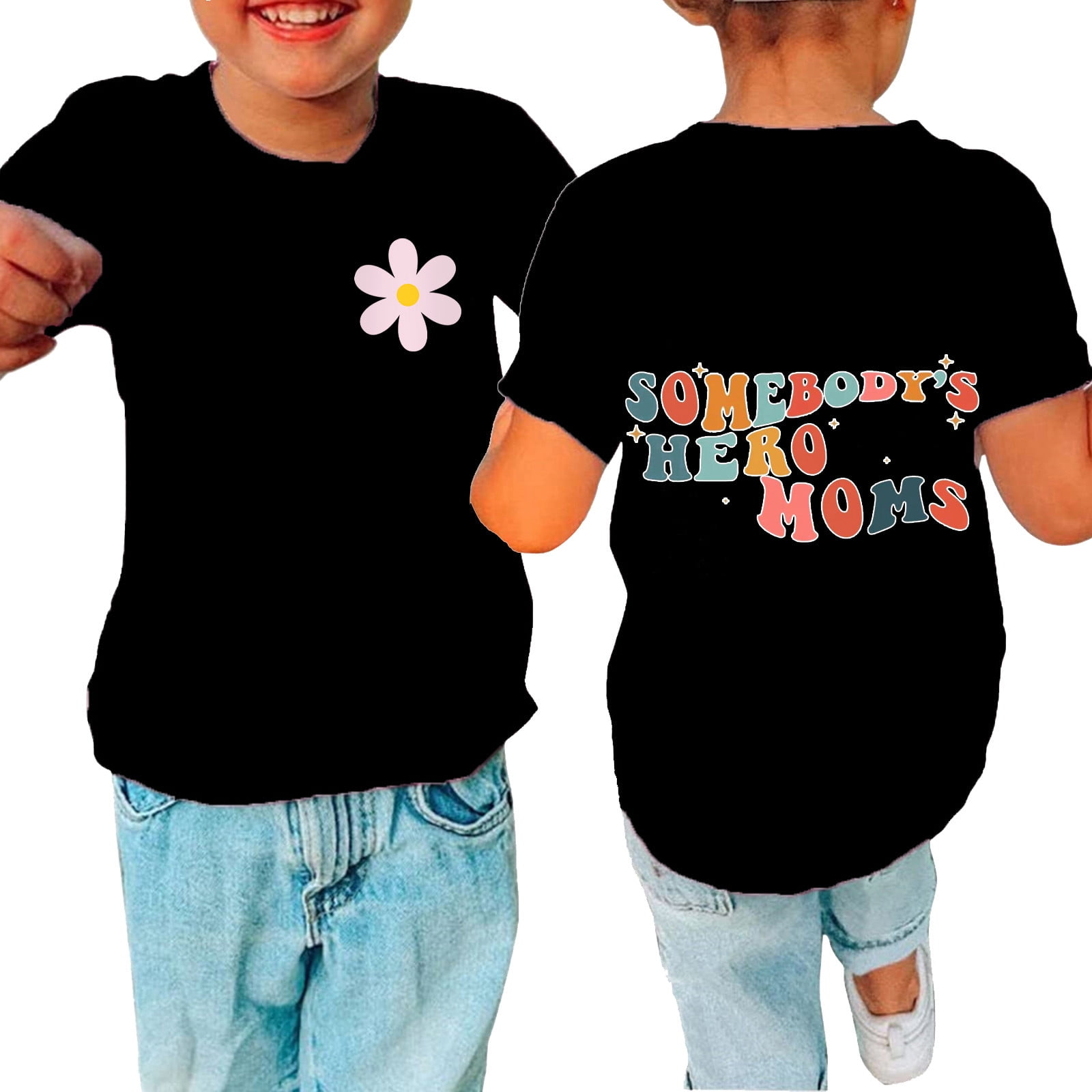 Edvintorg 2025 Children's T-Shirt for Boys Girls Fashion Letter Print ...