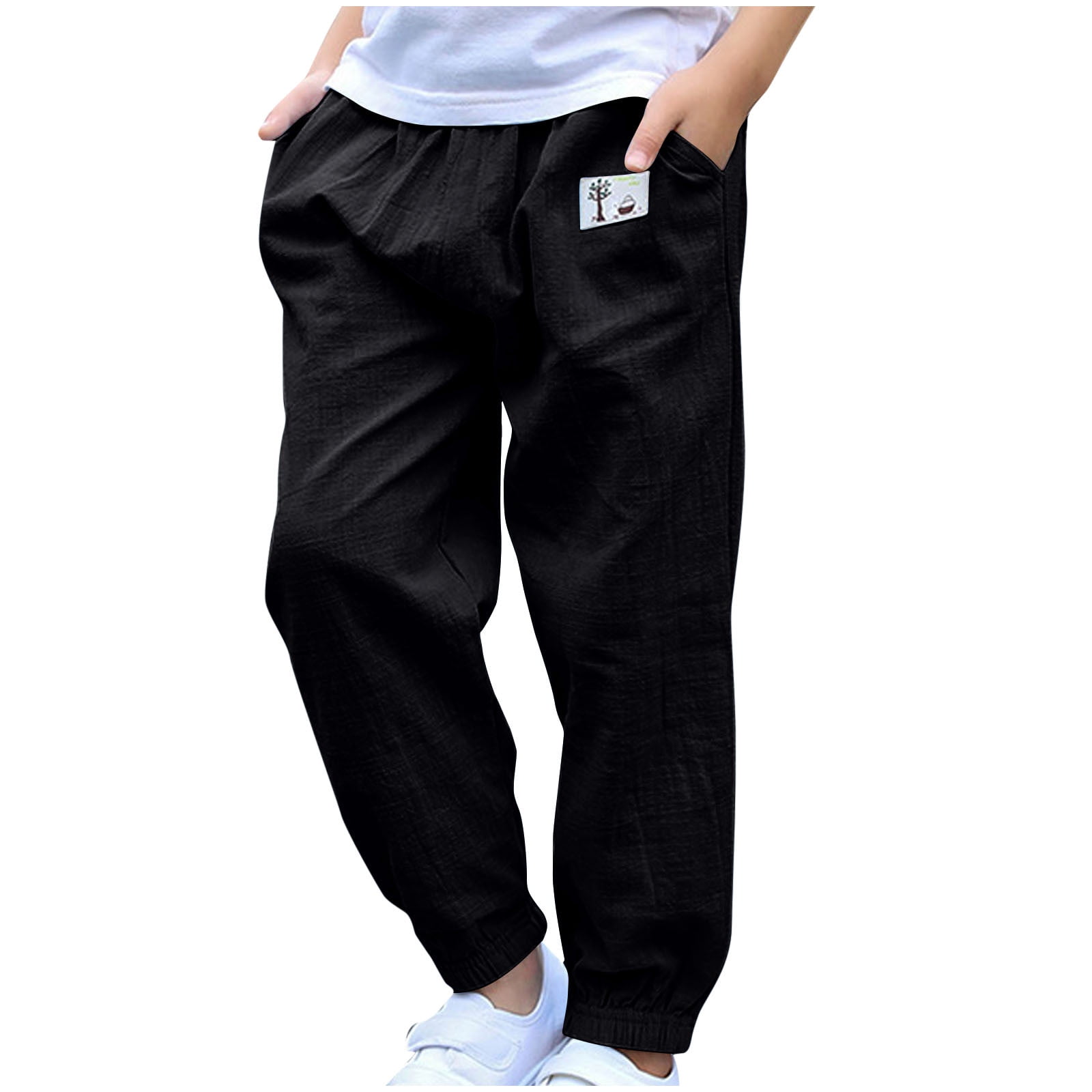 Edvintorg 3-10Years Boys Sweatpants Summer Printed Casual Elastic Waist ...