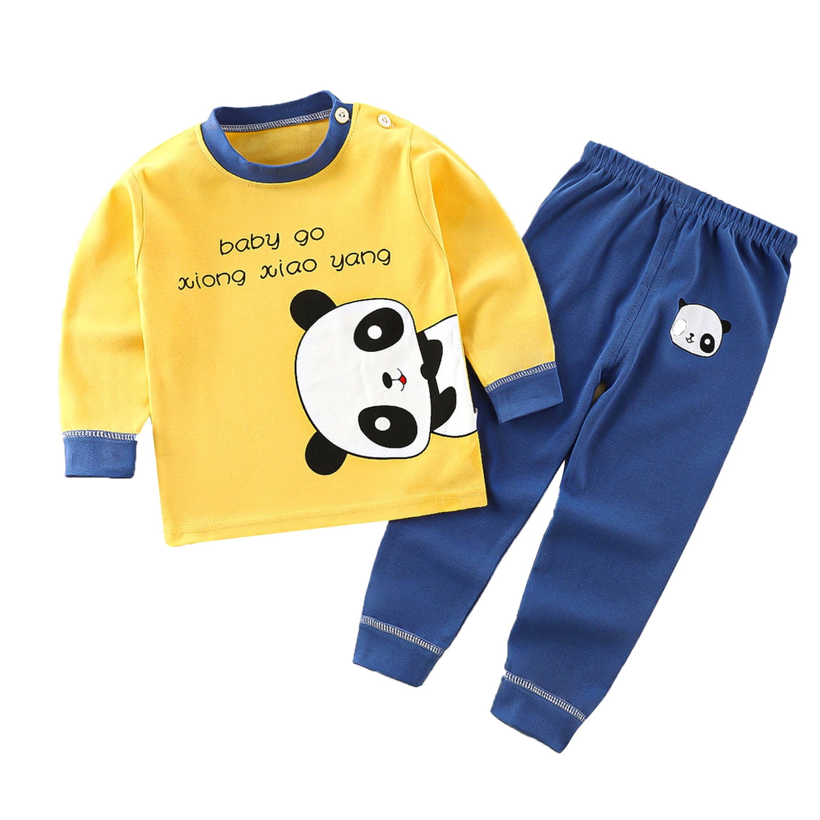 Edvintorg 3M-5Y Fall Winter Pajamas For Kids Boys Clearance Toddler ...