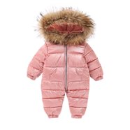 Youmylove Outerwear Romper Coat Warm Baby Jacket Snowsuit Girls Hooded Jumpsuit Girls Coat ...