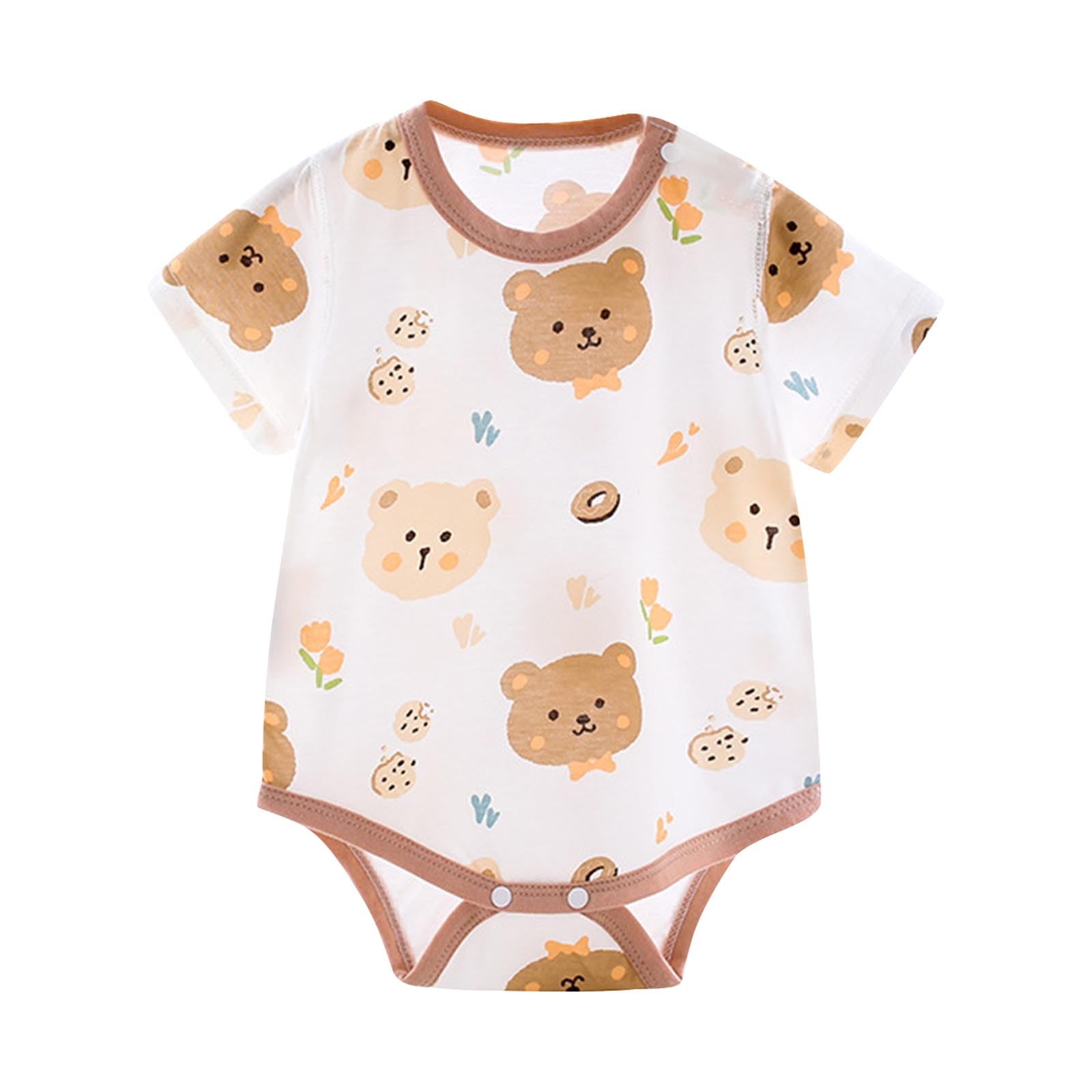 Edvintorg Baby Onesies Cute Cartoons Comfortable Bodysuit Jumpsuit Thin ...