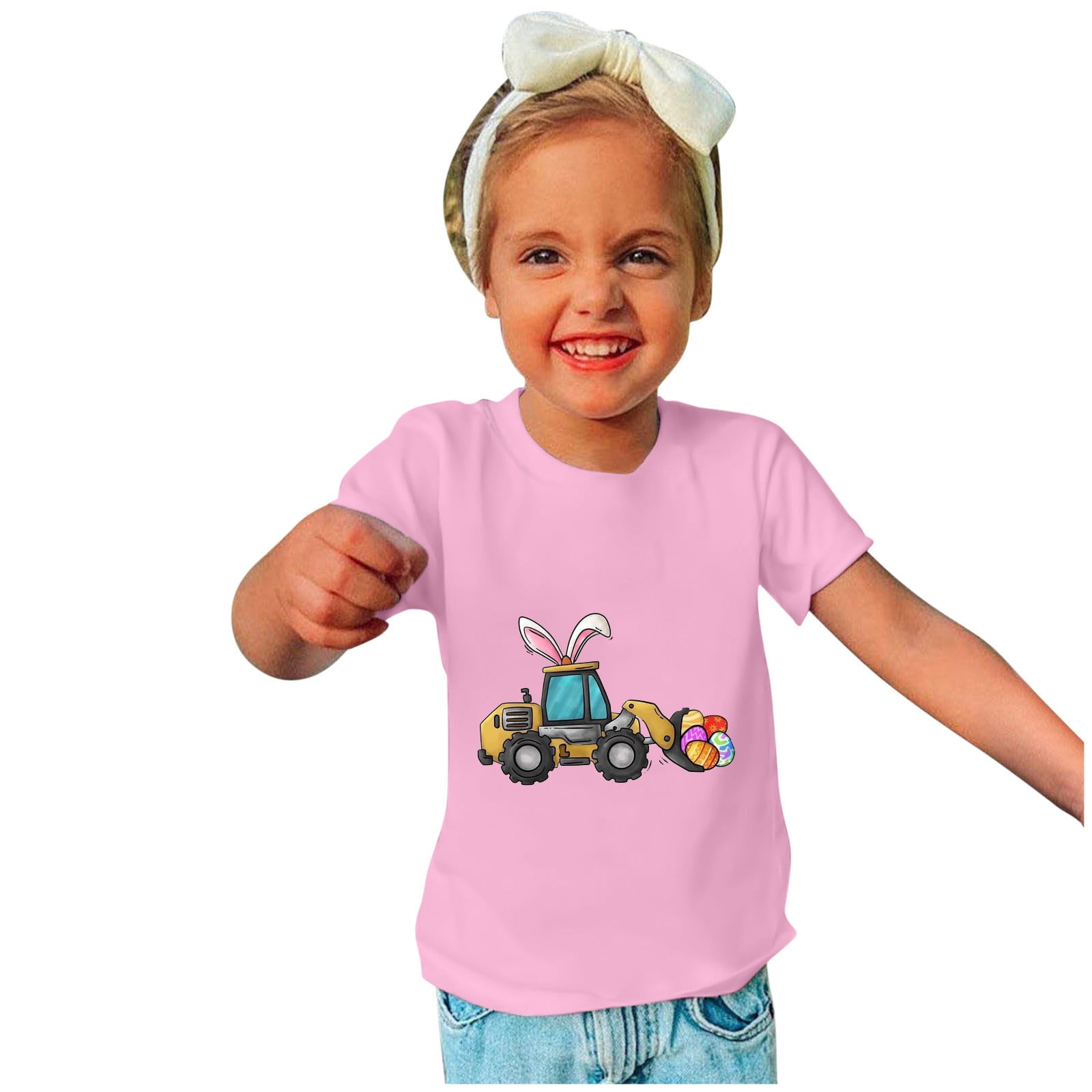Edvintorg Easter Tee Shirts For Kids Summer Clearance Boys Girls Tshirt ...
