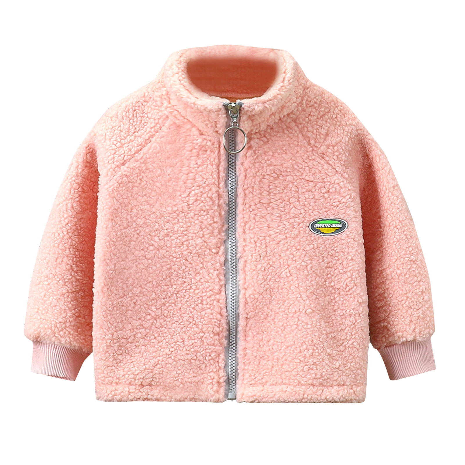 Edvintorg Kids Girls Boys Winter Jacket Pure Color Stand Up Collar ...