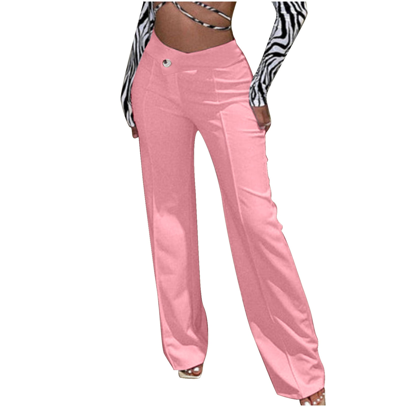 Edvintorg Korean Fashion Pants For Women Clearance Solid Color ...