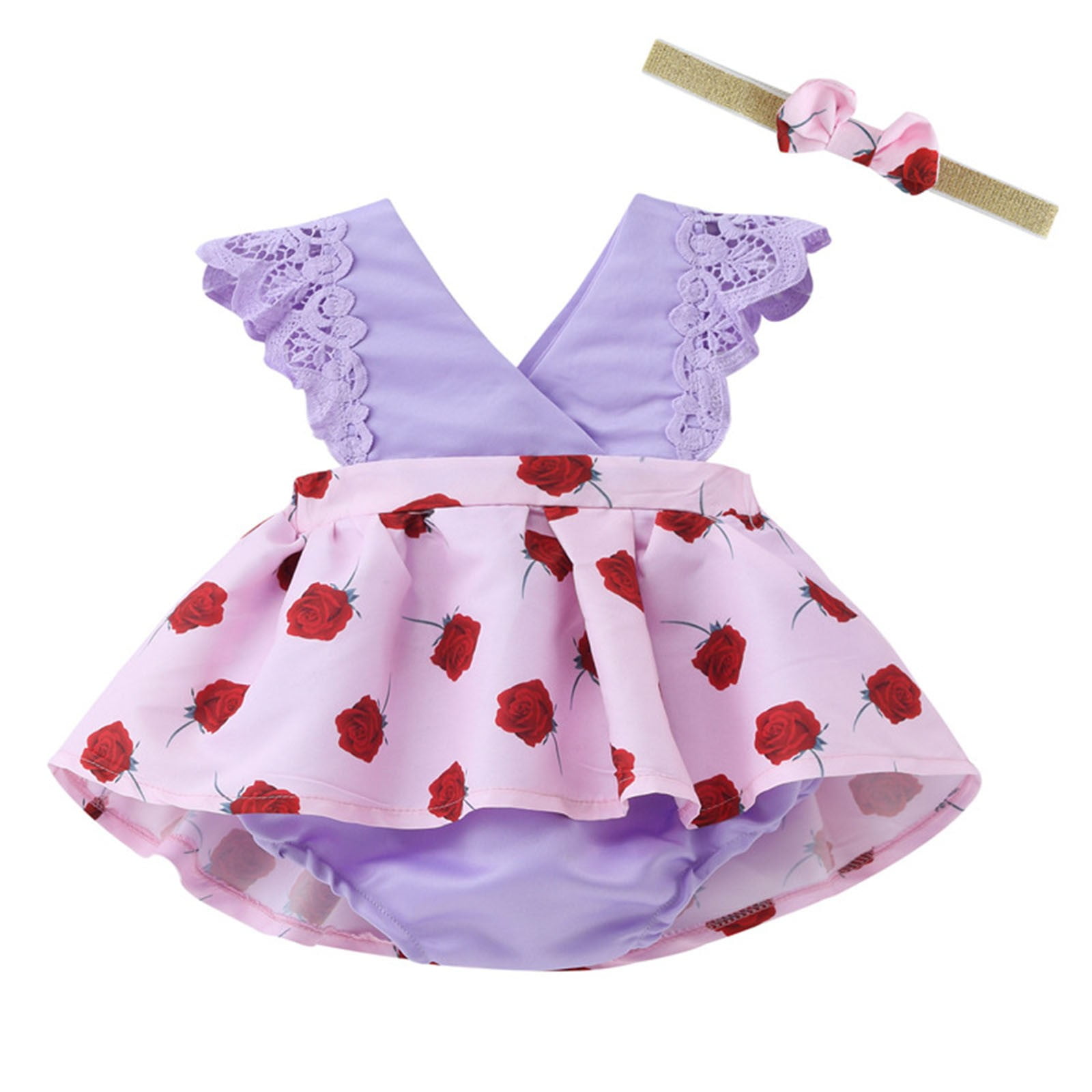 Edvintorg Newborn Outfits Baby Girl Summer Clearance Toddler Baby Girl ...
