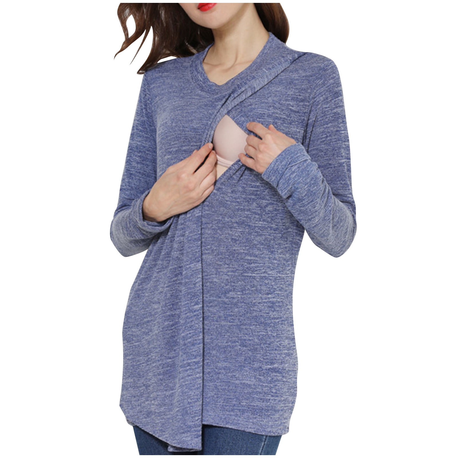 Edvintorg Nursing Shirts for Breastfeeding Women Maternity Clothes ...