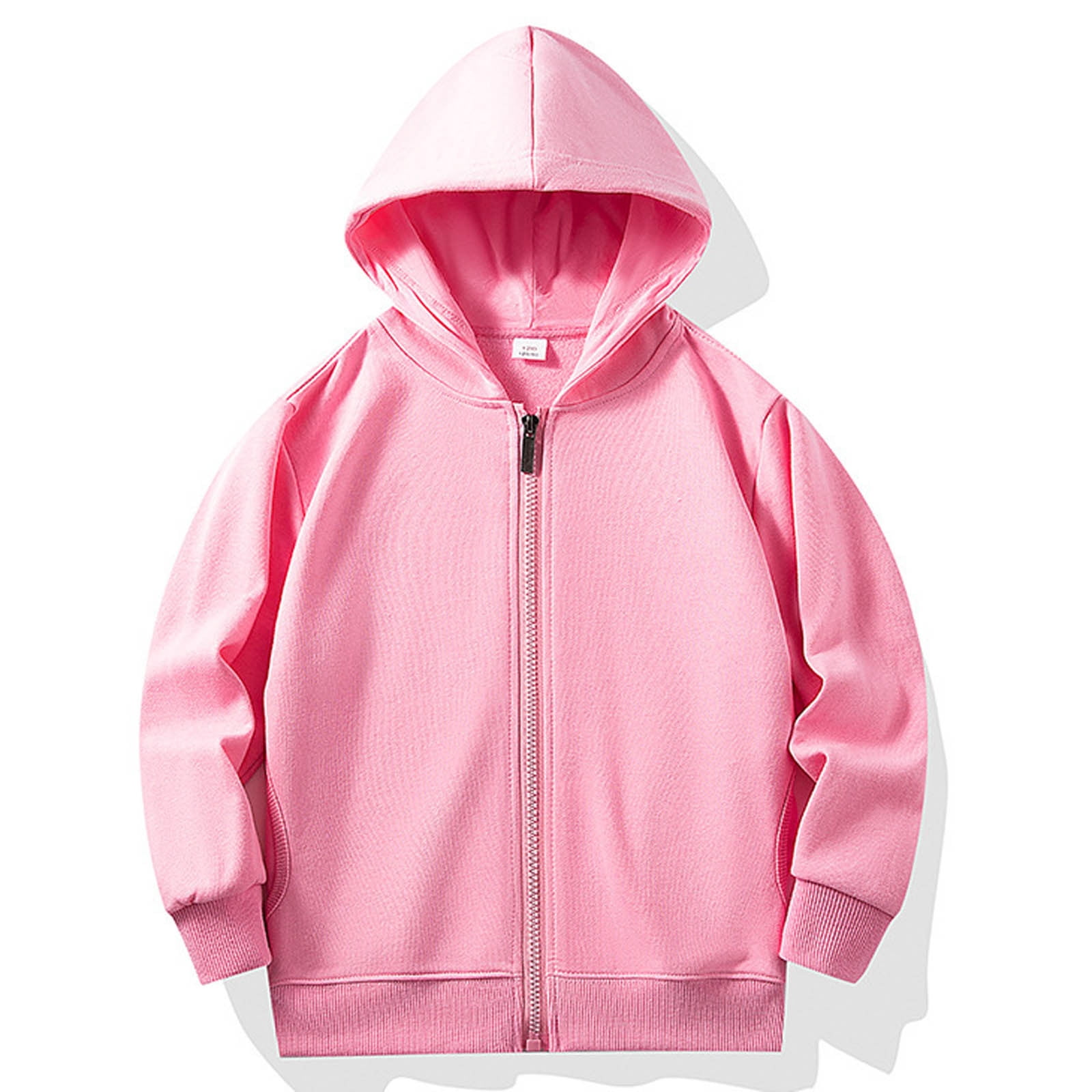 Edvintorg Toddler Girls Fall Jacket with Hood Solid Color Long Sleeve ...