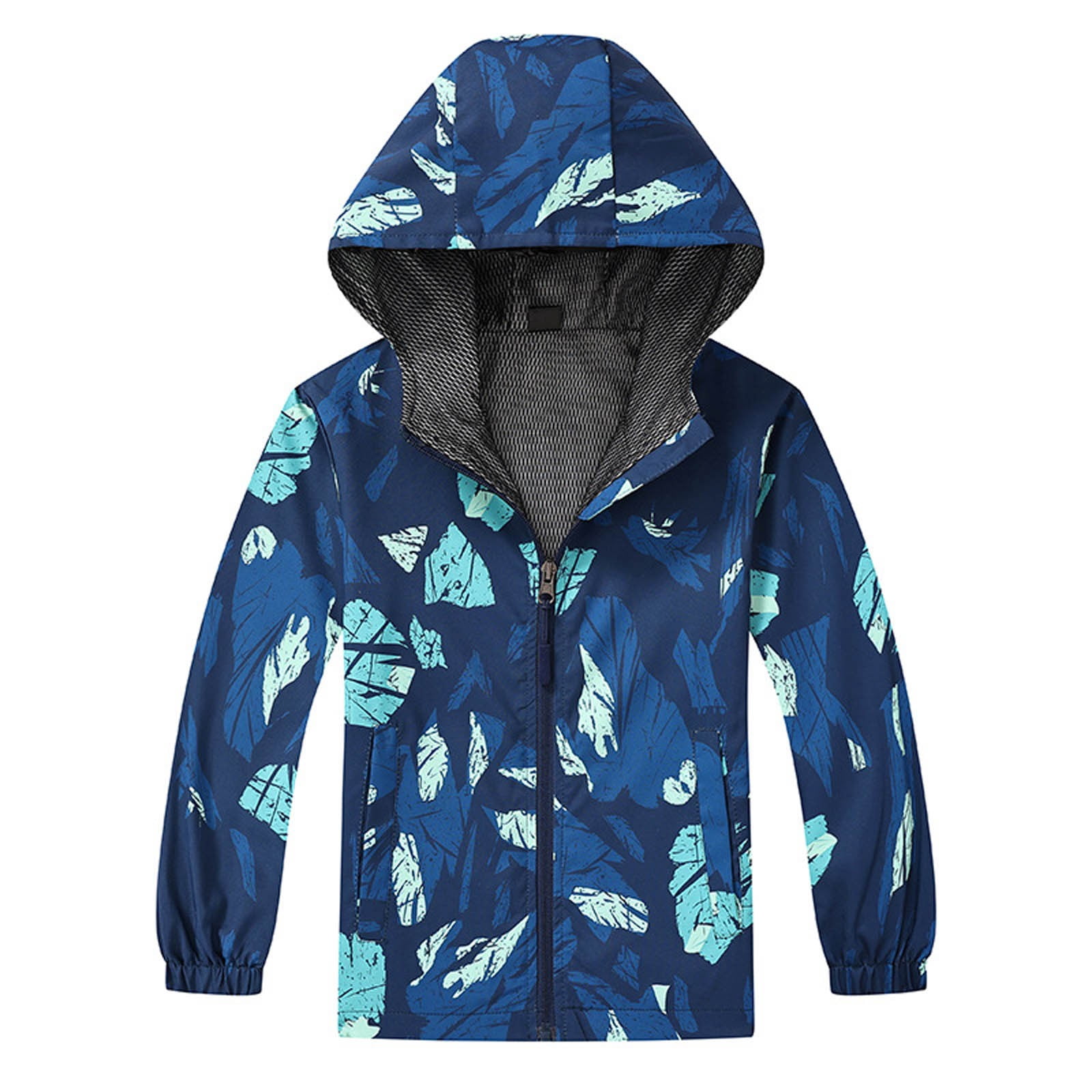 Edvintorg Waterproof Kids Rain Jackets with Hood Lightweight Long ...