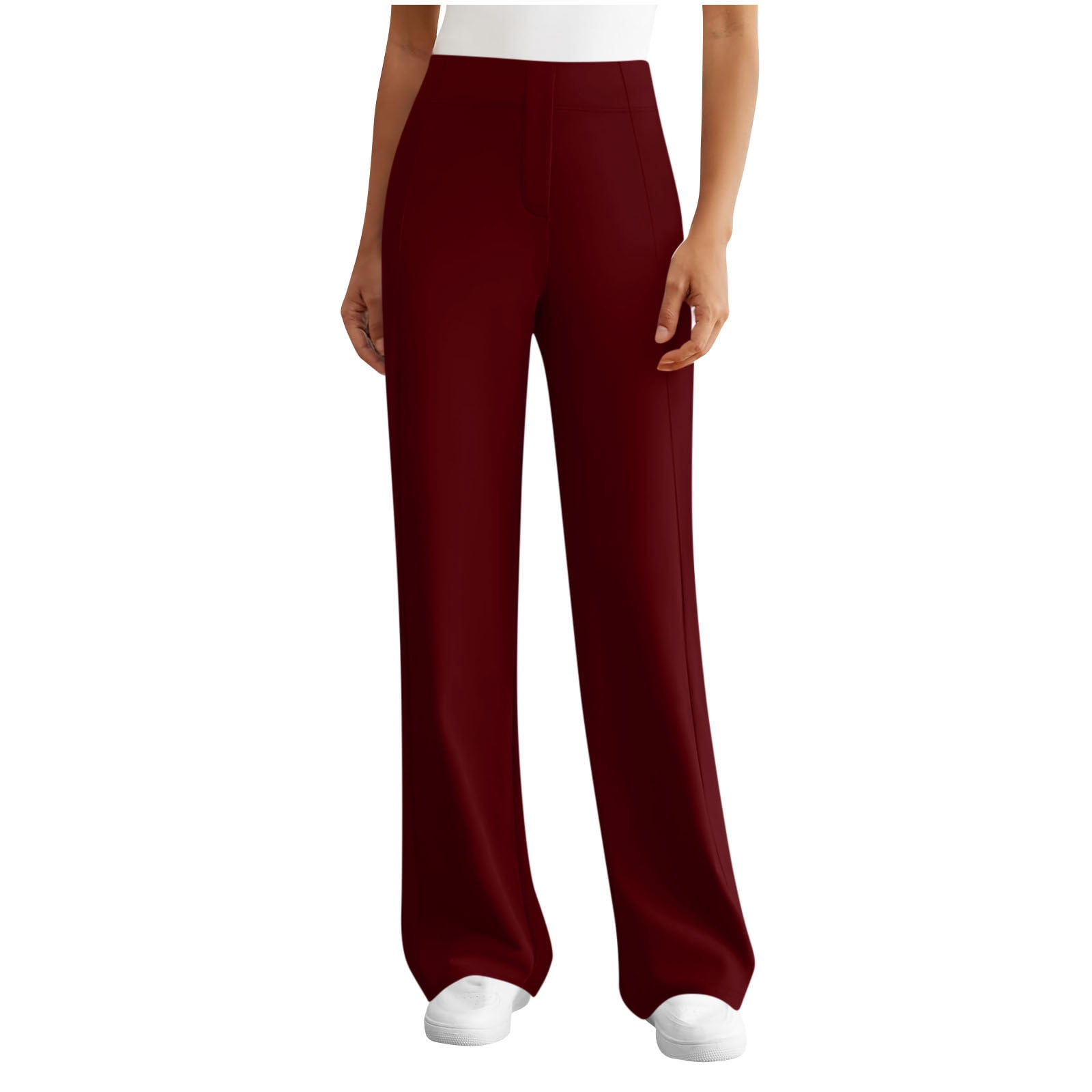 Edvintorg Wide Leg Yoga Pants for Women Fashion High Waisted Sweatpants ...