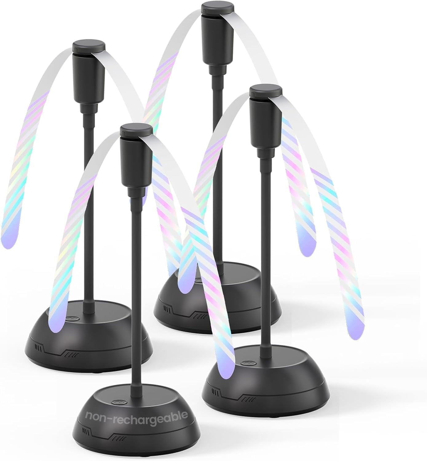 Edvision 4Pack Food Fan for Table, AA Battery Powered, Portable Fan ...