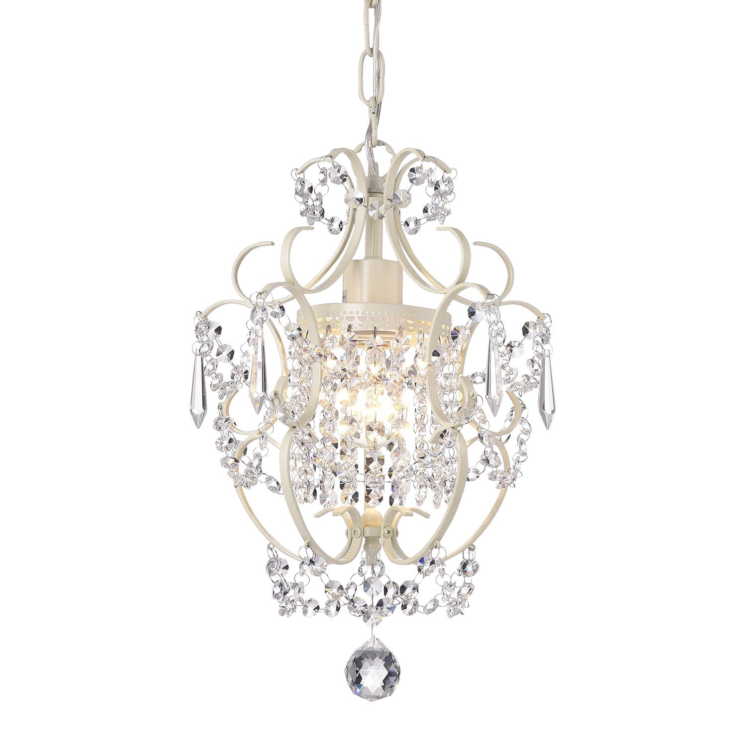 Edvivi Amorette Mini Chandelier Crystal Chandeliers, 1 Light Modern ...