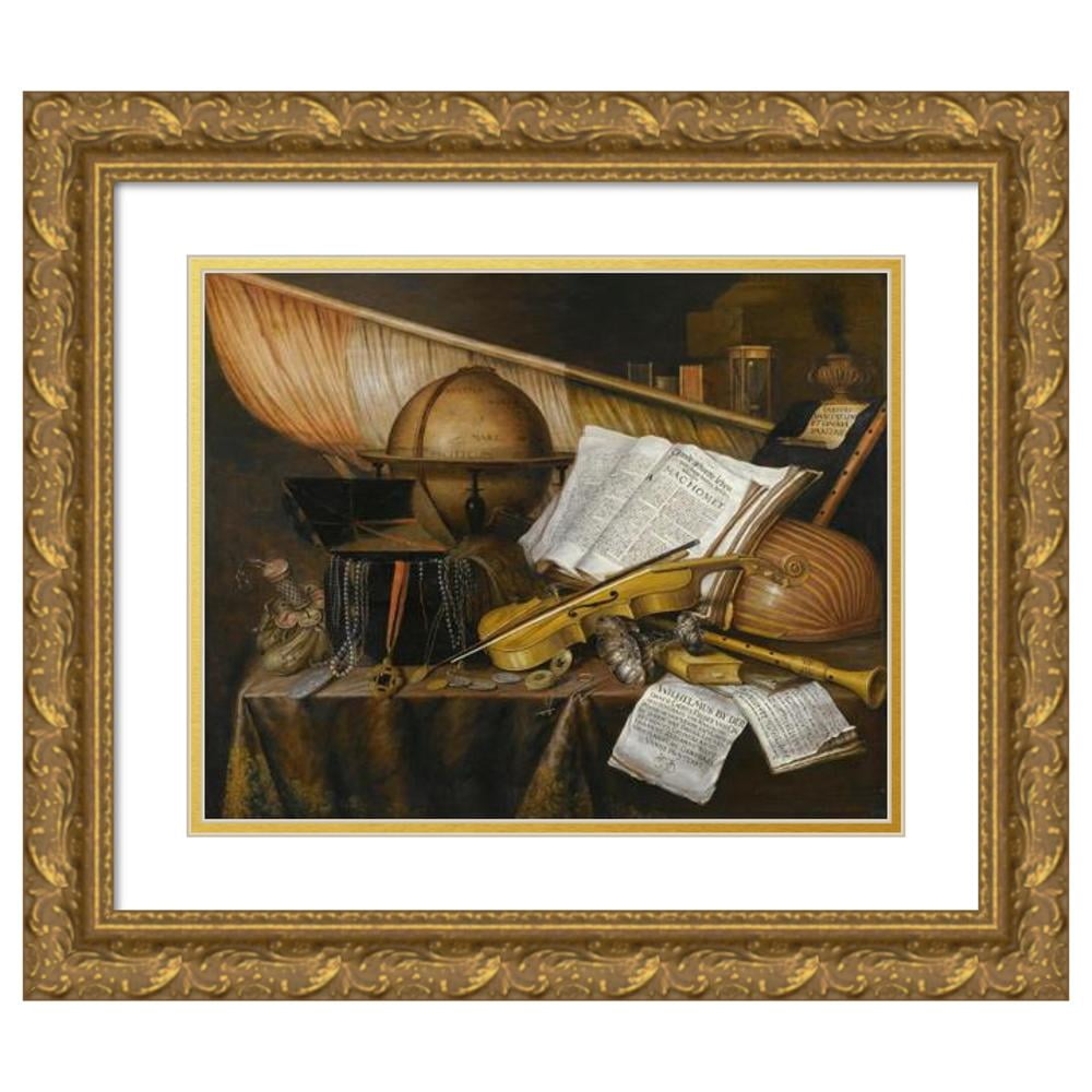 Edwaert Collier 18x15 Gold Ornate Wood Frame And Double Matted Museum Art Print Titled A