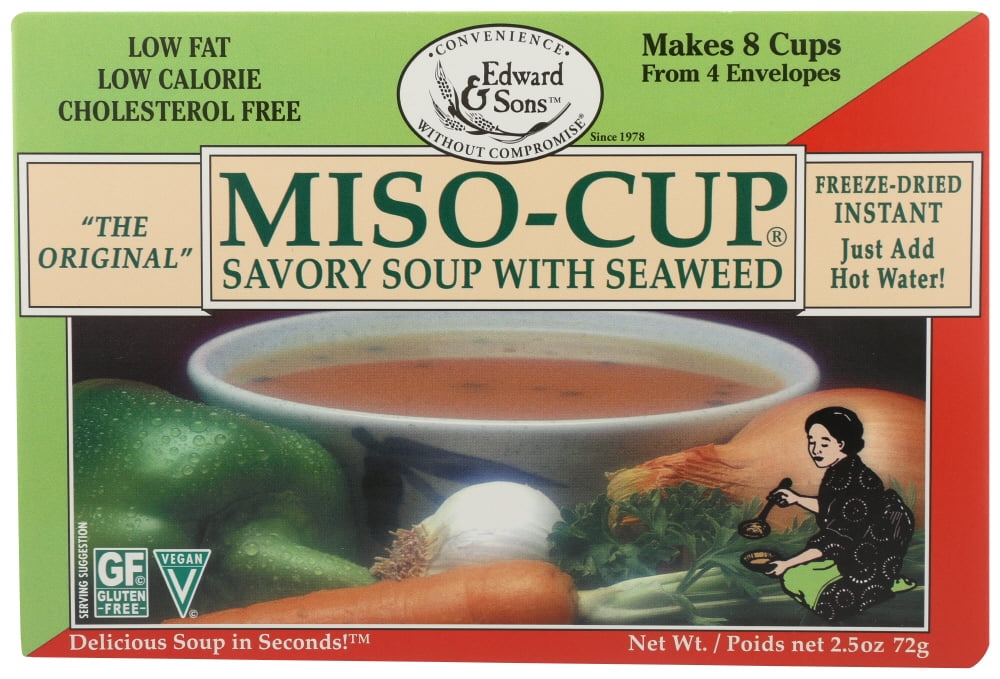 Edward And Sons Seaweed Miso Cup, 2.5 Oz - Walmart.com