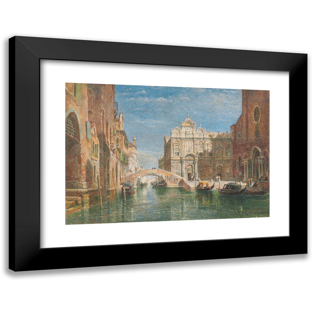 Edward Angelo Goodall 24x18 Black Modern Framed Museum Art Print Titled ...