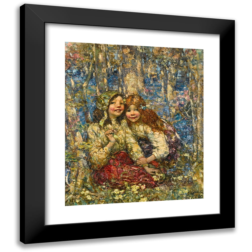 Edward Atkinson Hornel 12x14 Black Modern Framed Museum Art Print ...