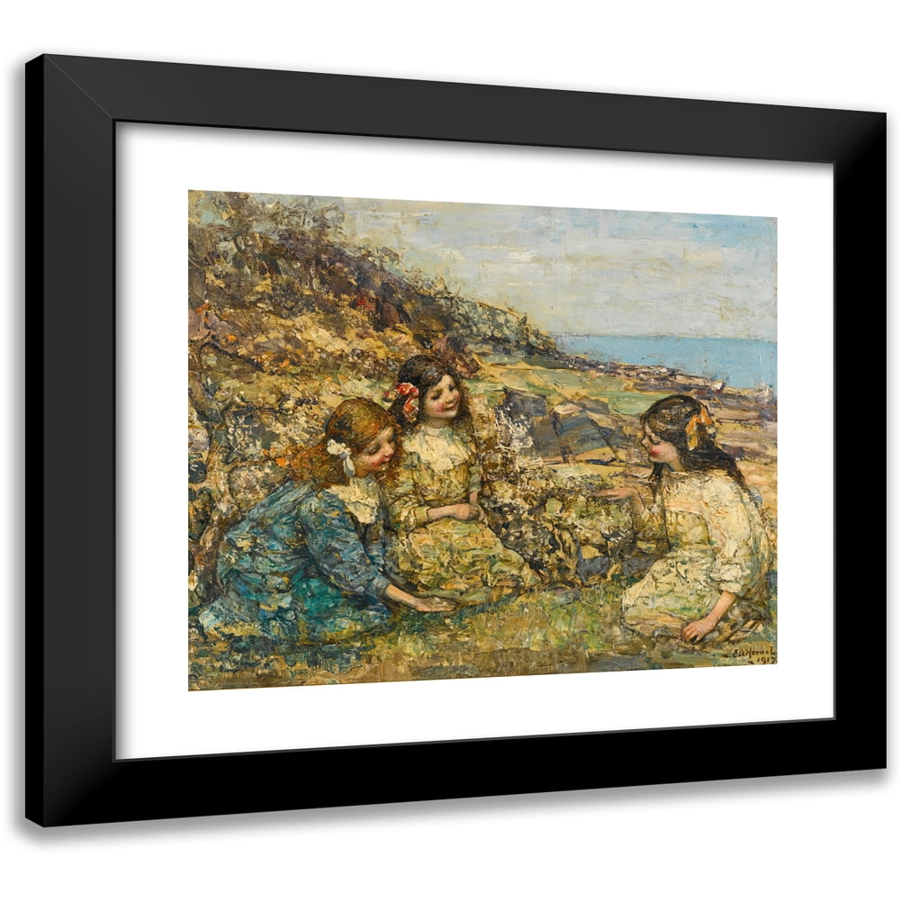 Edward Atkinson Hornel 23x20 Black Modern Framed Museum Art Print ...