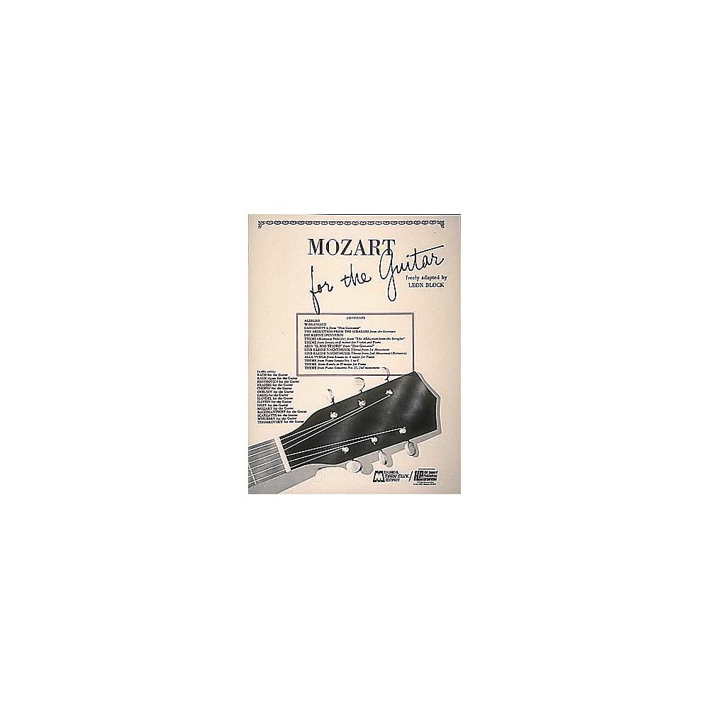 Edward B. Marks Music Company Mozart for Guitar Book - Walmart.com